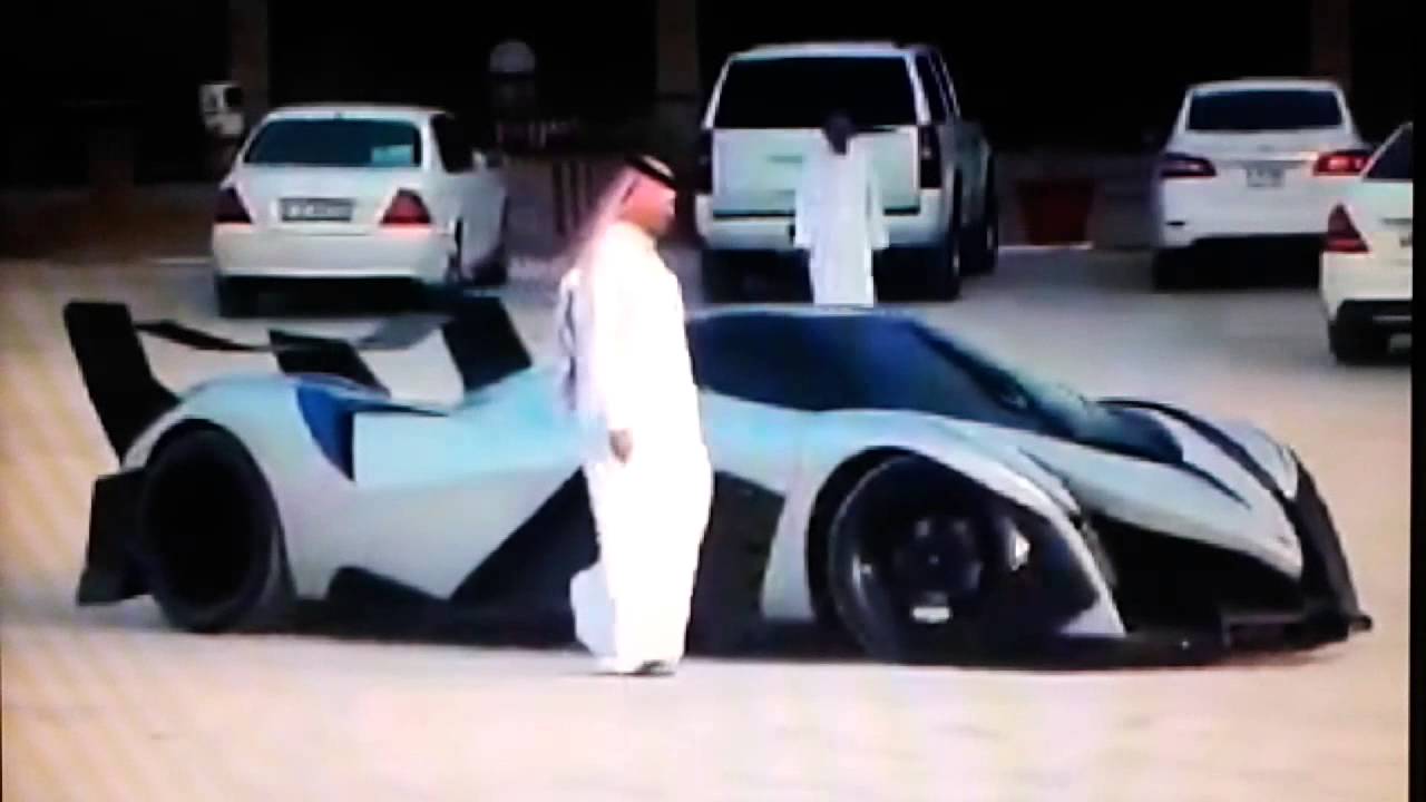 Devel Sixteen 5000 HorsePower Car - YouTube