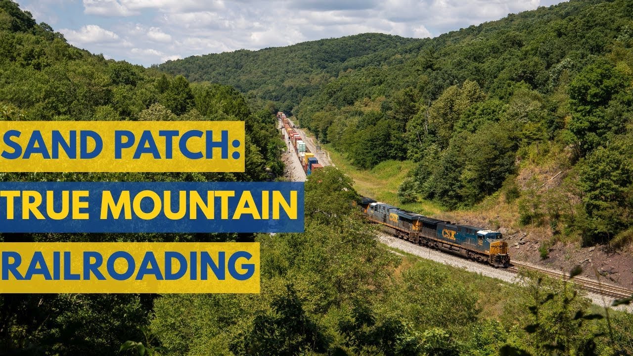 CSX’s Sand Patch Grade: From Cumberland to Salisbury | July 2024 - YouTube