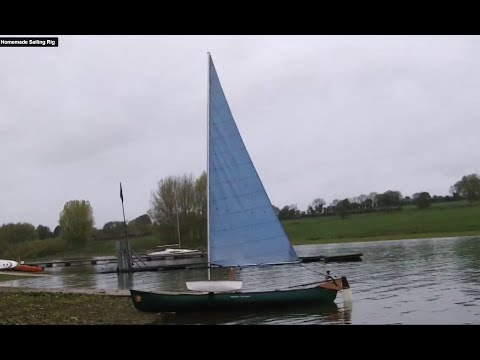 Testing My Homemade Sailing Rig (720p) - YouTube