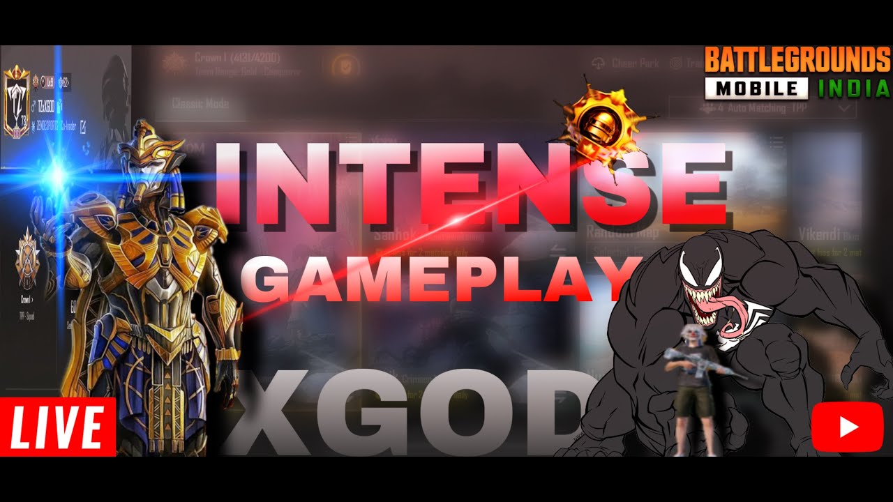 RUSH & INTENSE GAMEPLAY | XGOD | BGMI LOVE | DAY :- 2 - YouTube