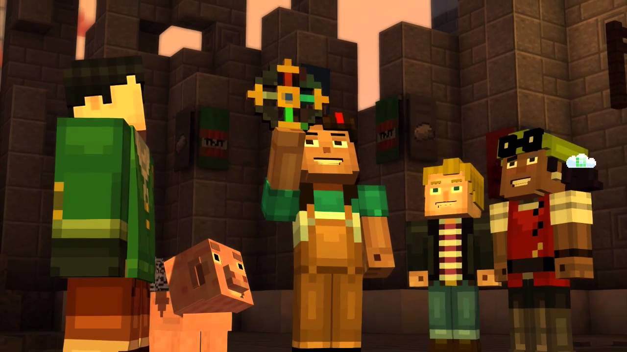 MINECRAFT STORY MODE - Episode 1 - PART 4 - YouTube