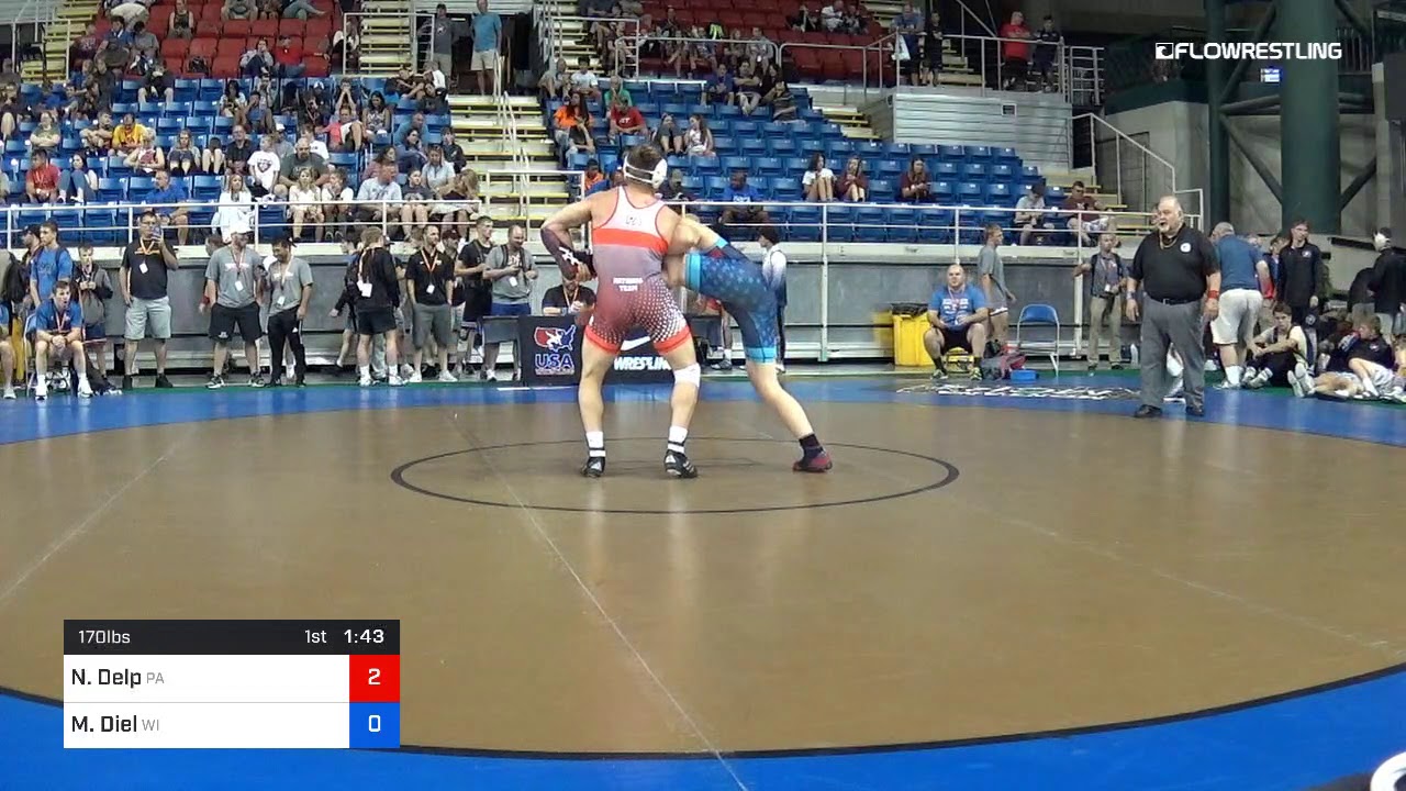 170 Lbs Rnd Of 128 Nicholas Delp Pennsylvania Vs Mason Diel Wisconsin ...