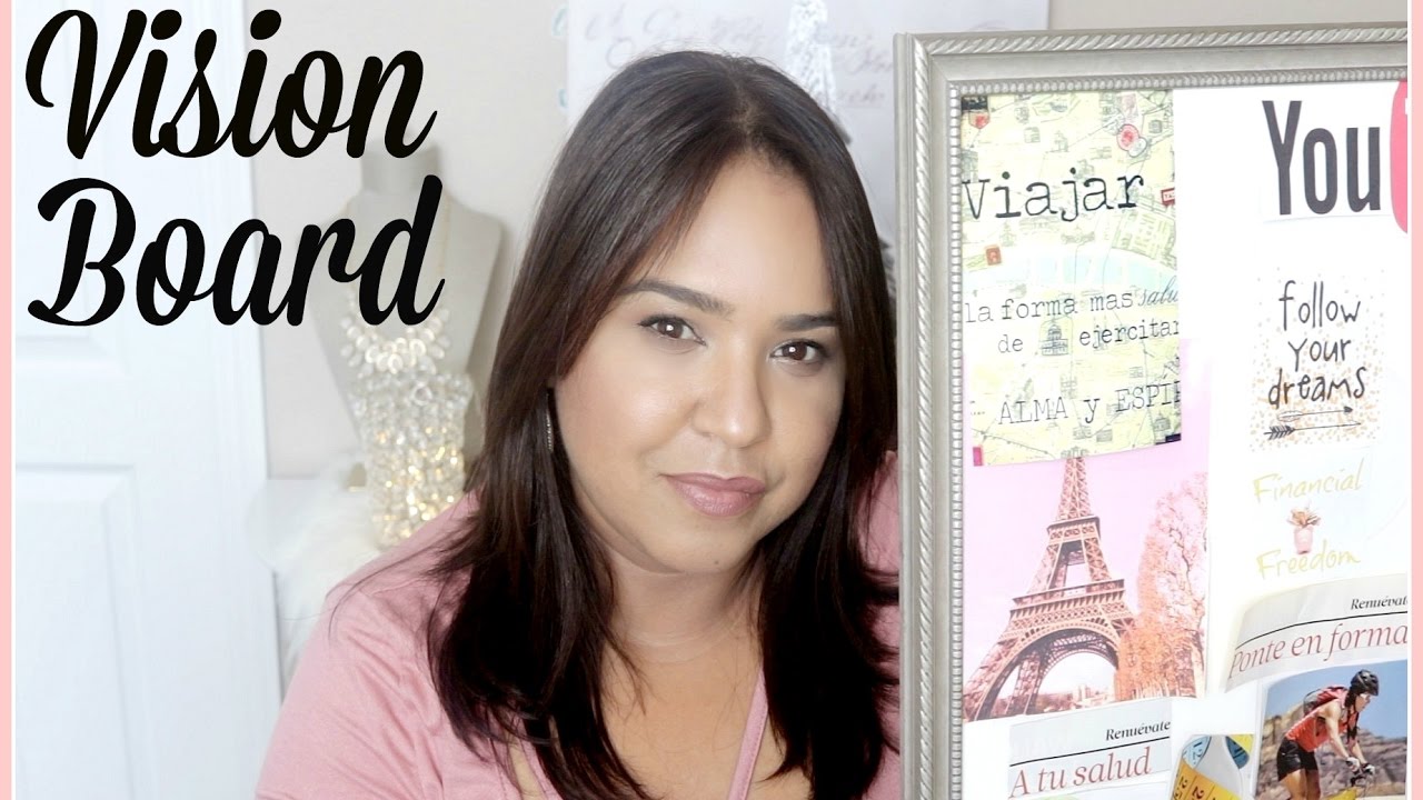 CÓMO CREAR TU VISION BOARD O TABLERO DE VISION ♦ consaboraKaFé - YouTube