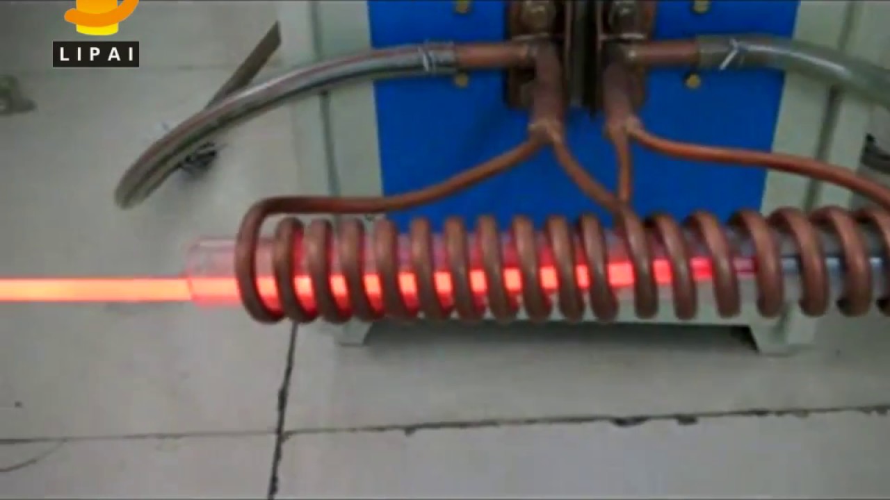 40kw Steel Bar Induction Heating Machine for Annealing - YouTube