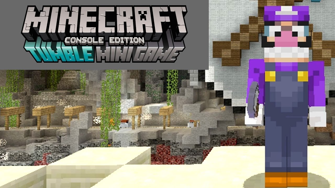 Minecraft Wii U - Super Mario Tumble Minigame - STUPID MOOSE! [3] - YouTube