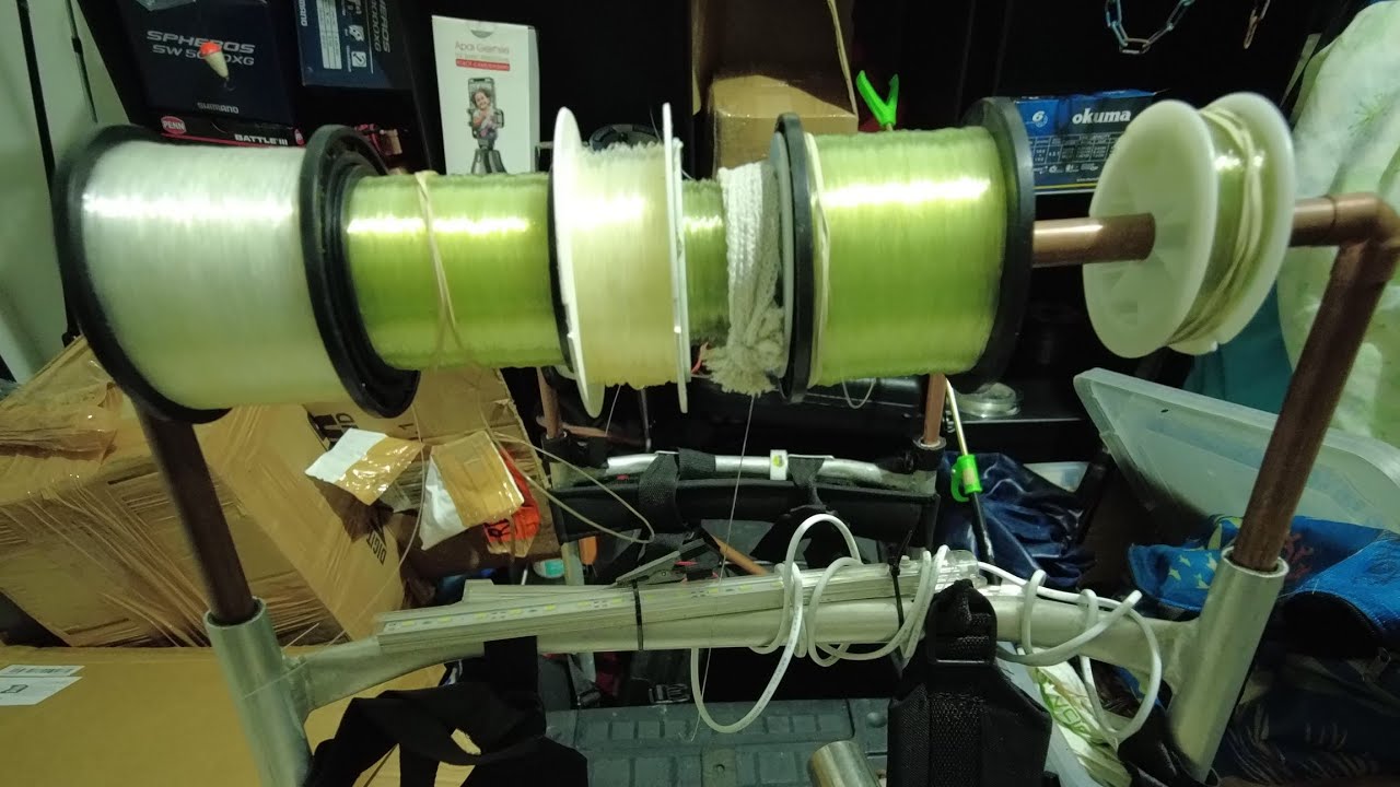 CREATING A FISHING LINE HOLDER FOR YOUR H FRAME OR TACKLE BOX - YouTube