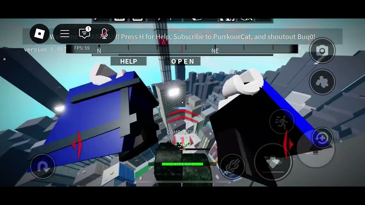 Climbing Crest Tower on an Iphone mini with Master Glove (My fingers cover the whole screen 😭 ...