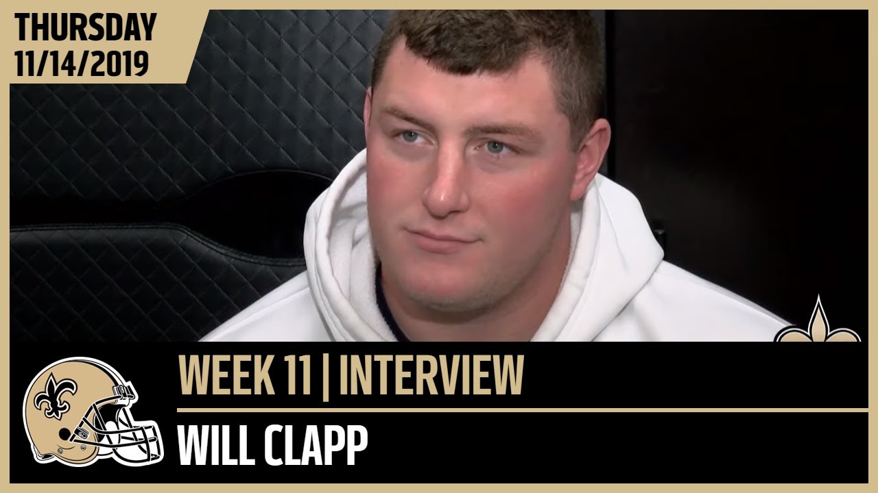 Will Clapp, 'I Feel More Prepared Than Last Year' | New Orleans Saints ...