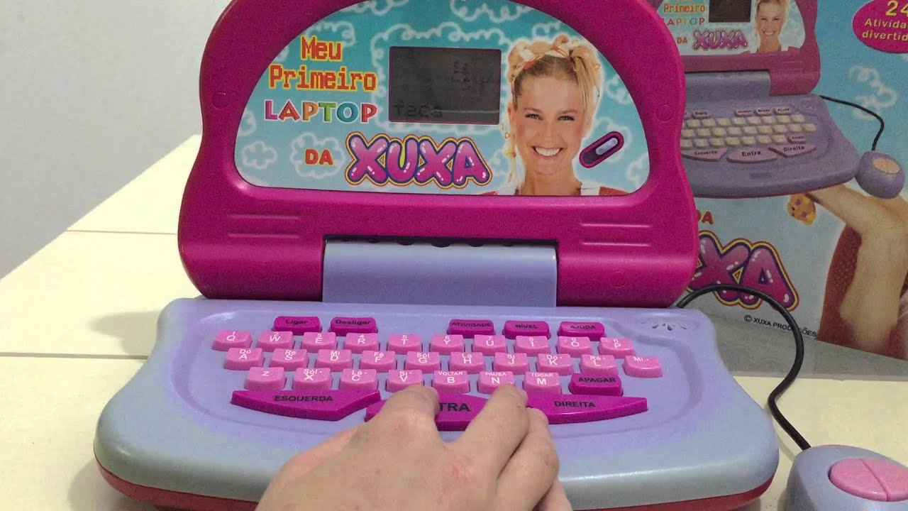 MEU PRIMEIRO LAPTOP DA XUXA - YouTube