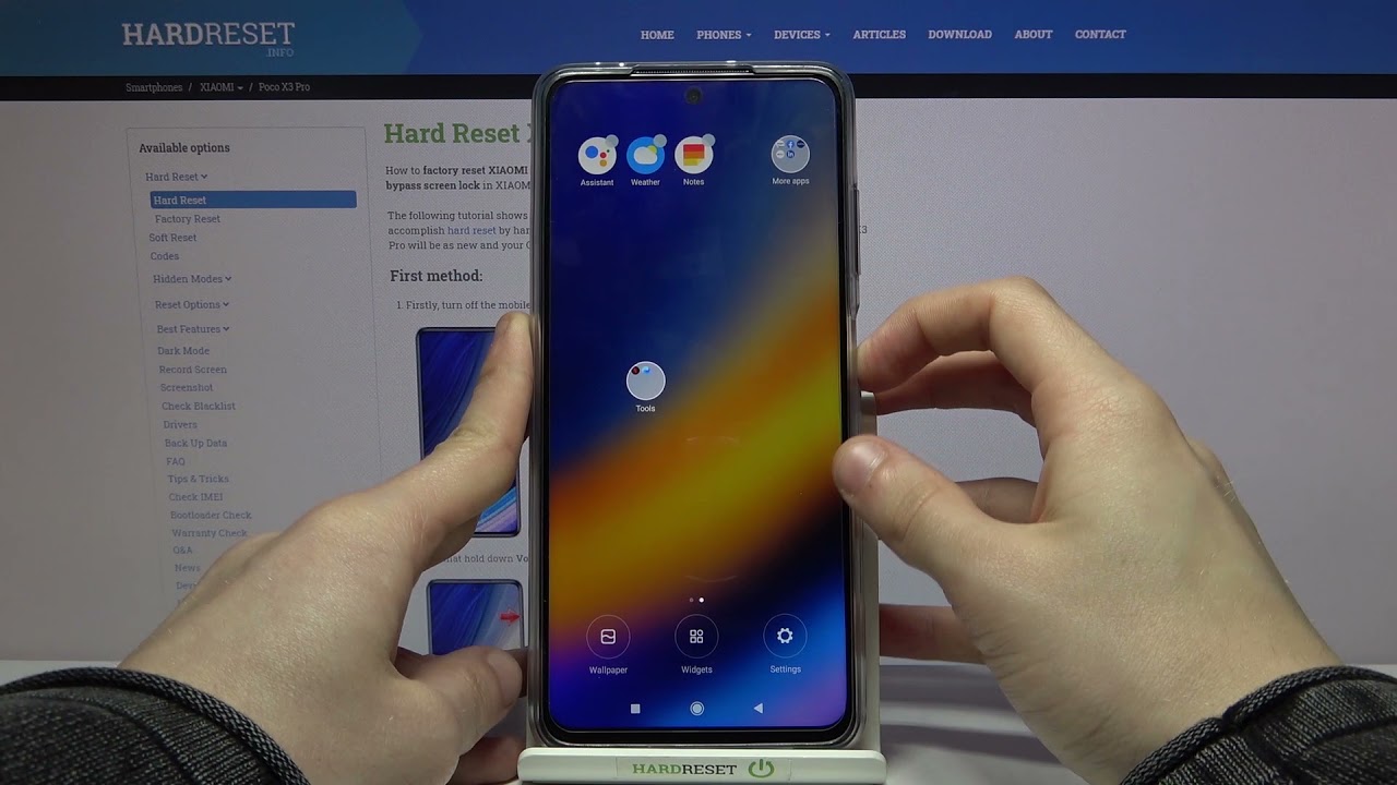 How to Change Lock Screen Wallpaper in Xiaomi Poco X3 Pro? - YouTube