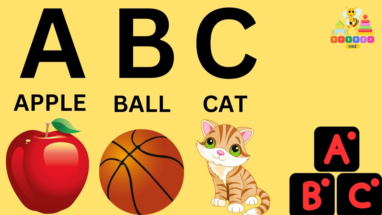 English Alphabet | ABCD | Learn abcd | Alphabet Vocabulary | A for ...