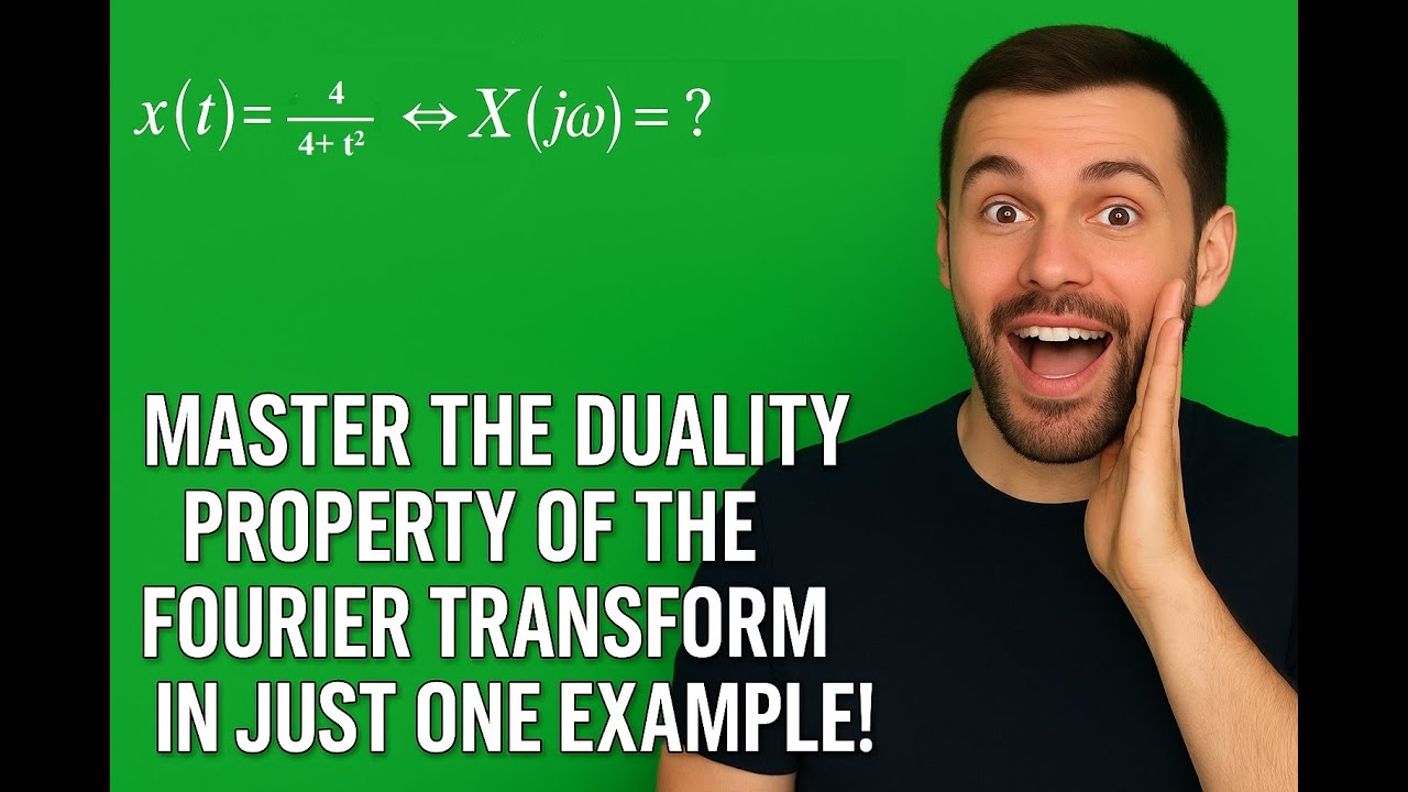 Signals and Systems | Duality Property in Fourier Transform| Solved ...