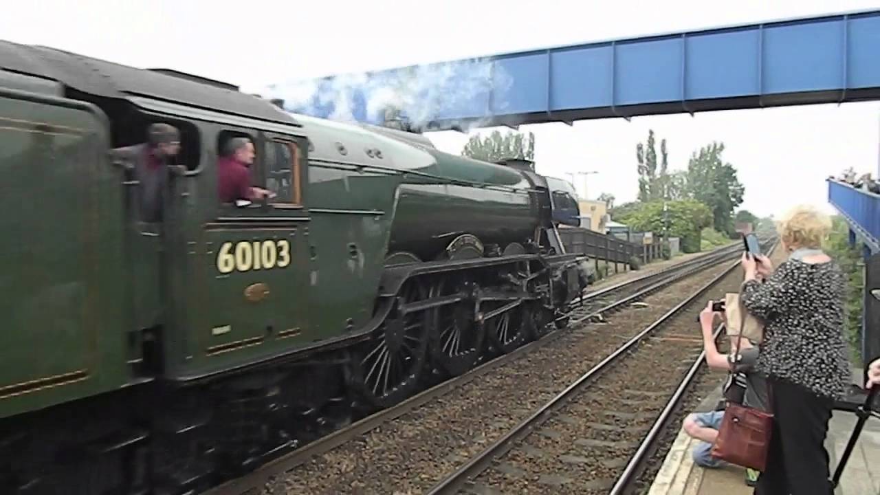 Flying Scotsman 60103 Swinton Station 4th June 2016 - YouTube
