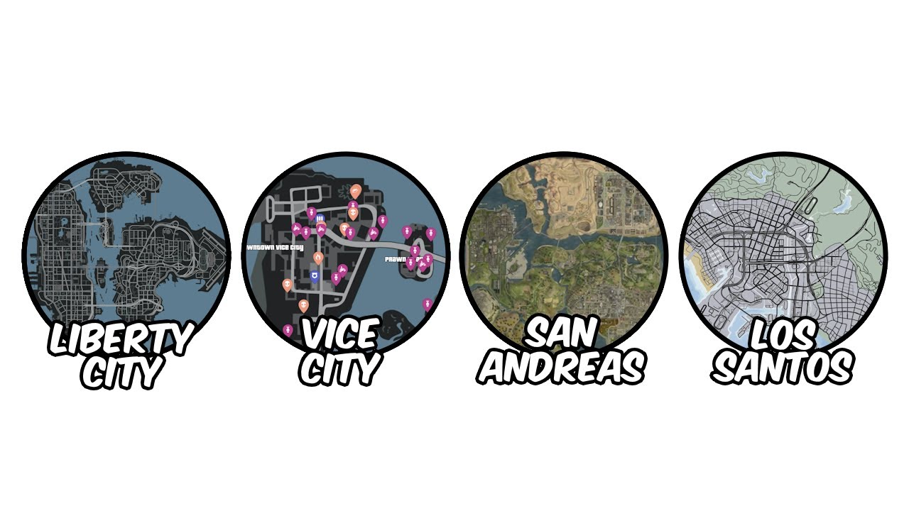 Every GTA City Explained In 12 Minutes - YouTube