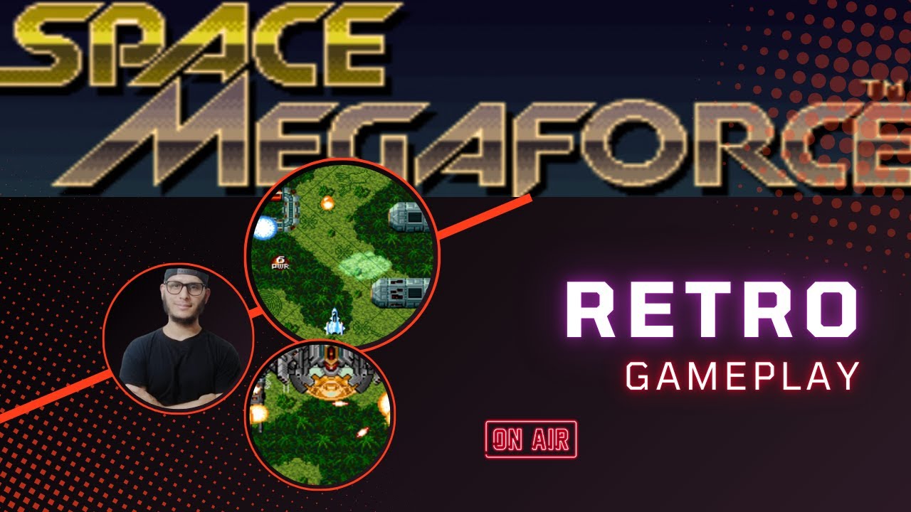 Retro Gameplay - Space Megaforce / Stage 1 (1992) - YouTube