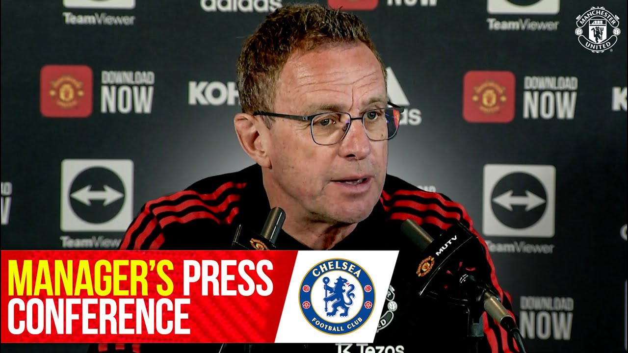 Pre-Match Press Conference | Manchester United v Chelsea | Premier ...
