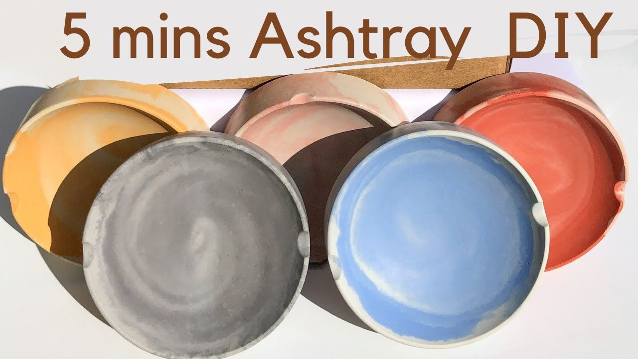 How to make ashtray in 5 mins - YouTube