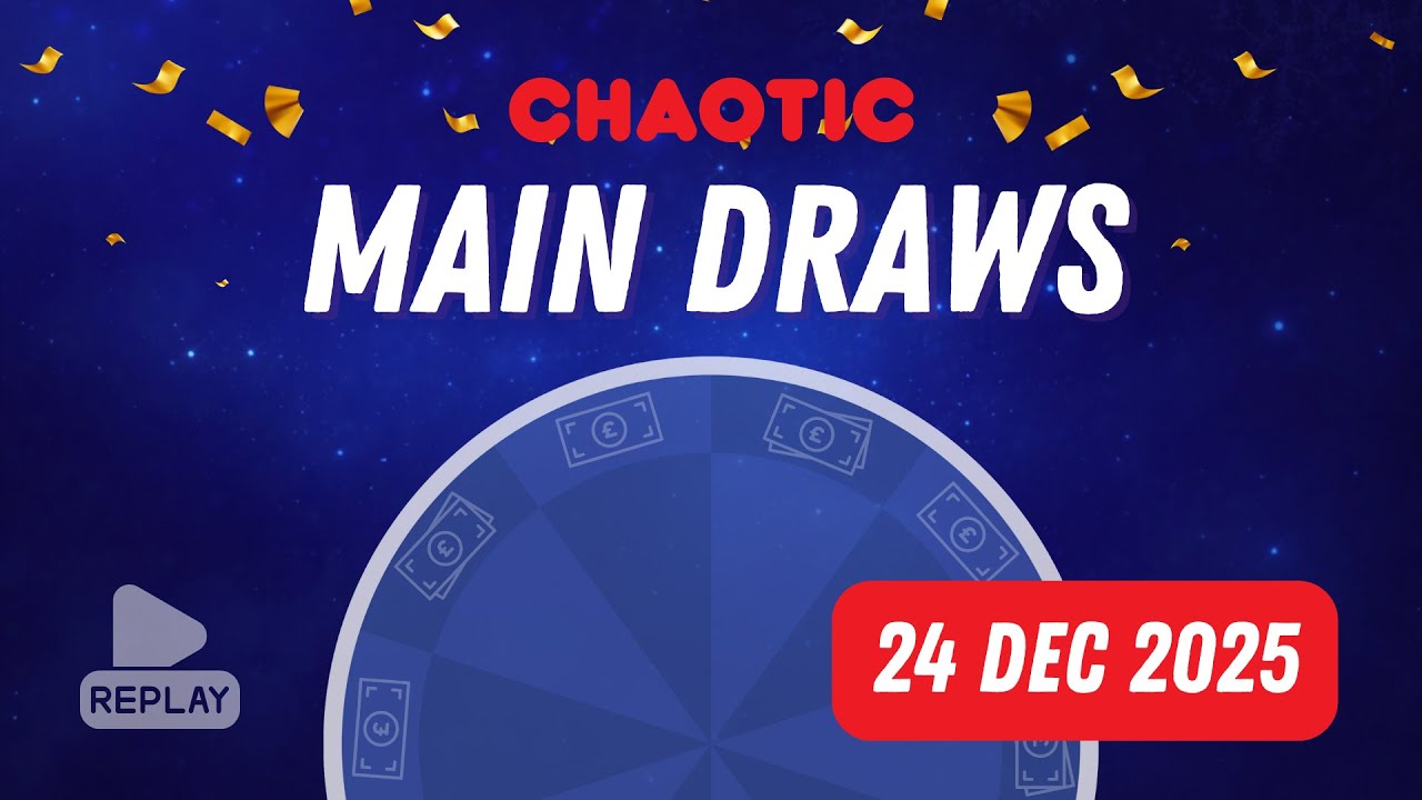 Chaotic Main Draws LIVE 🔥 Cash, Prizes & Huge Reactions! - 24/12/25 ...