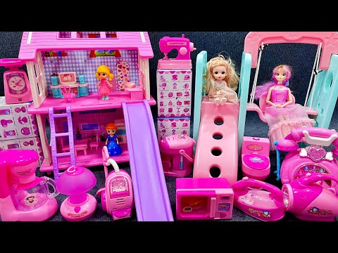 10 Minutes Satisfying with Unboxing Barbie Dream House Collection Review Toys｜ASMR