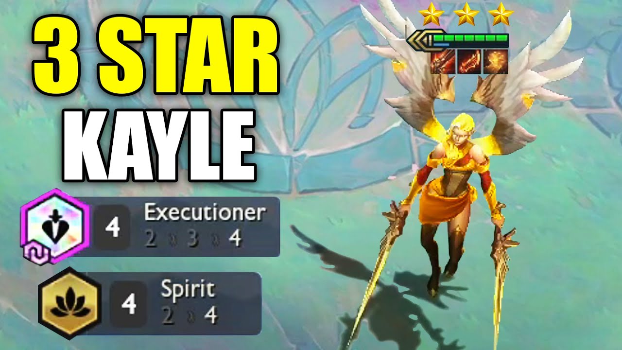 3 Star Kayle Hypercarry ⭐⭐⭐ 4 Executioner 4 Spirit 3 Star Xayah Tft