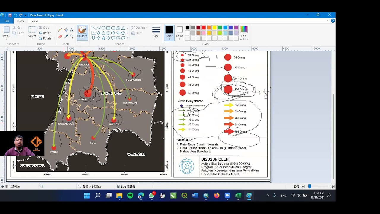 Membuat Peta Aliran (Flow Line) - YouTube
