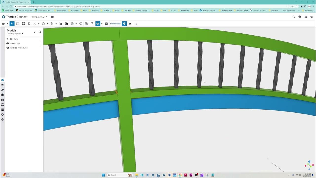 Trimble Connection Tekla Structures Reference Models - YouTube