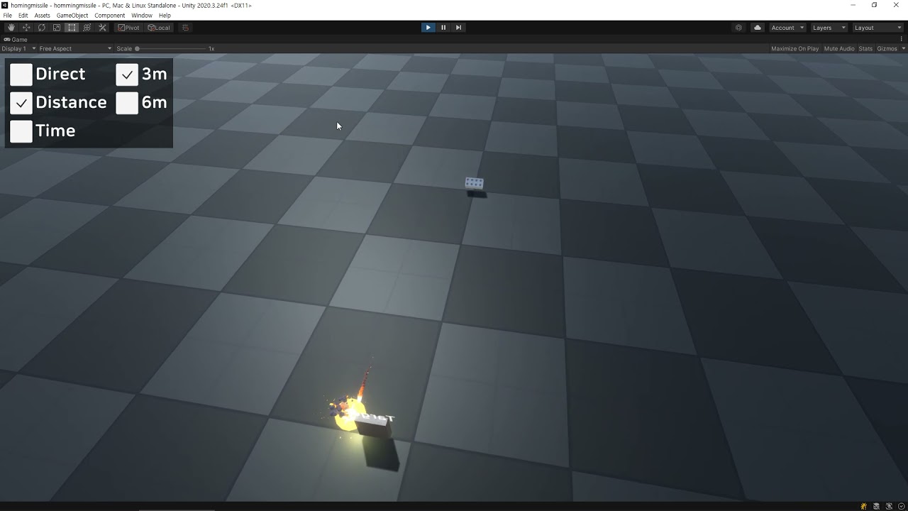 homing missile with polygon arsenal - YouTube