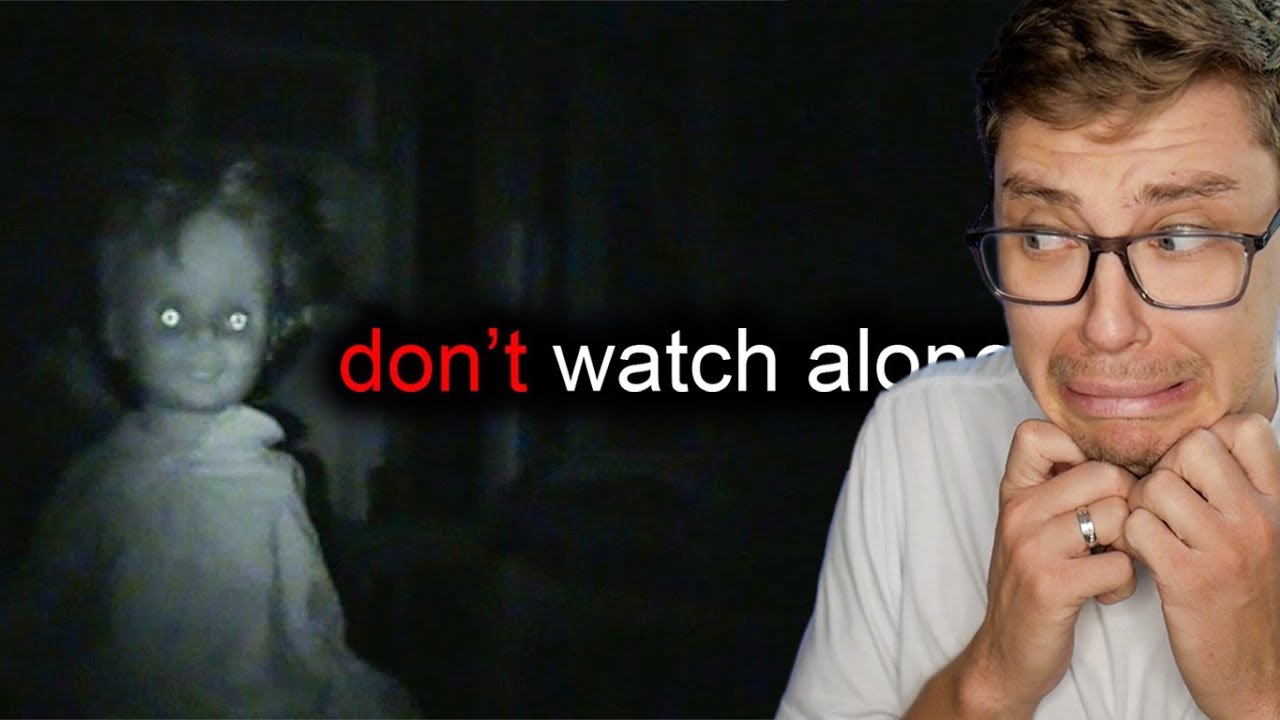 Reacting To The Most HAUNTED Video Ever (This Is SCARY) - YouTube