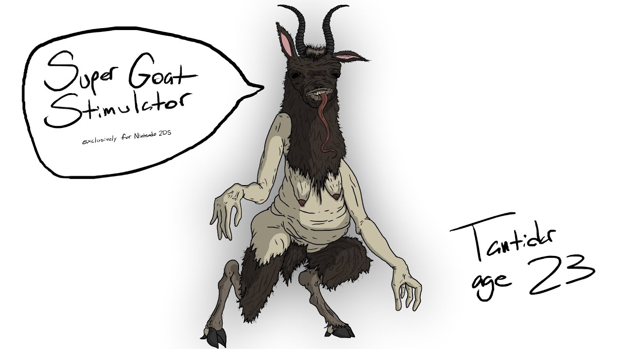 Goat Simulator Time Lapse Drawing - YouTube
