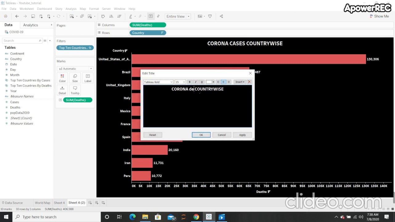 Data Visualization | Bar Graph | Tableau - YouTube