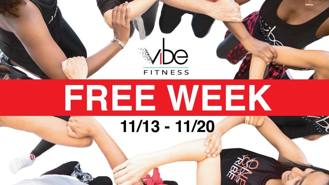 FREE WEEK of Classes at Vibe Fitness Studio - Livestream available ...