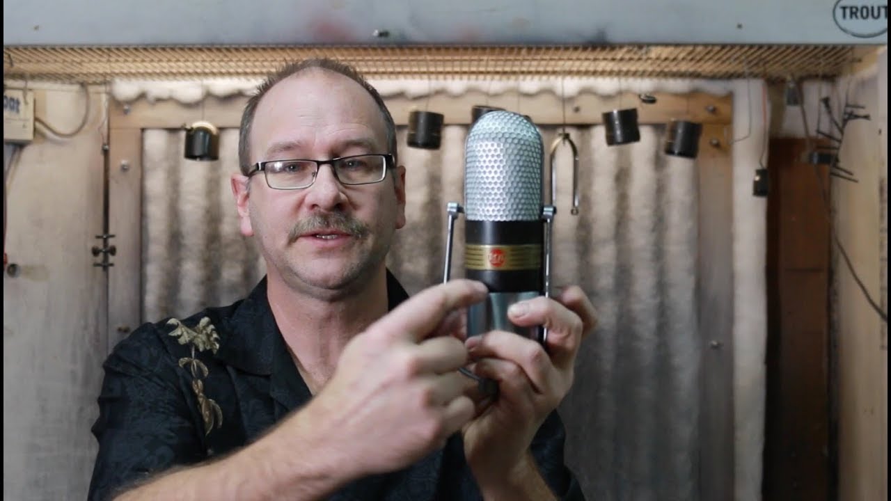 Fixing RCA 77D ribbon microphone body - YouTube