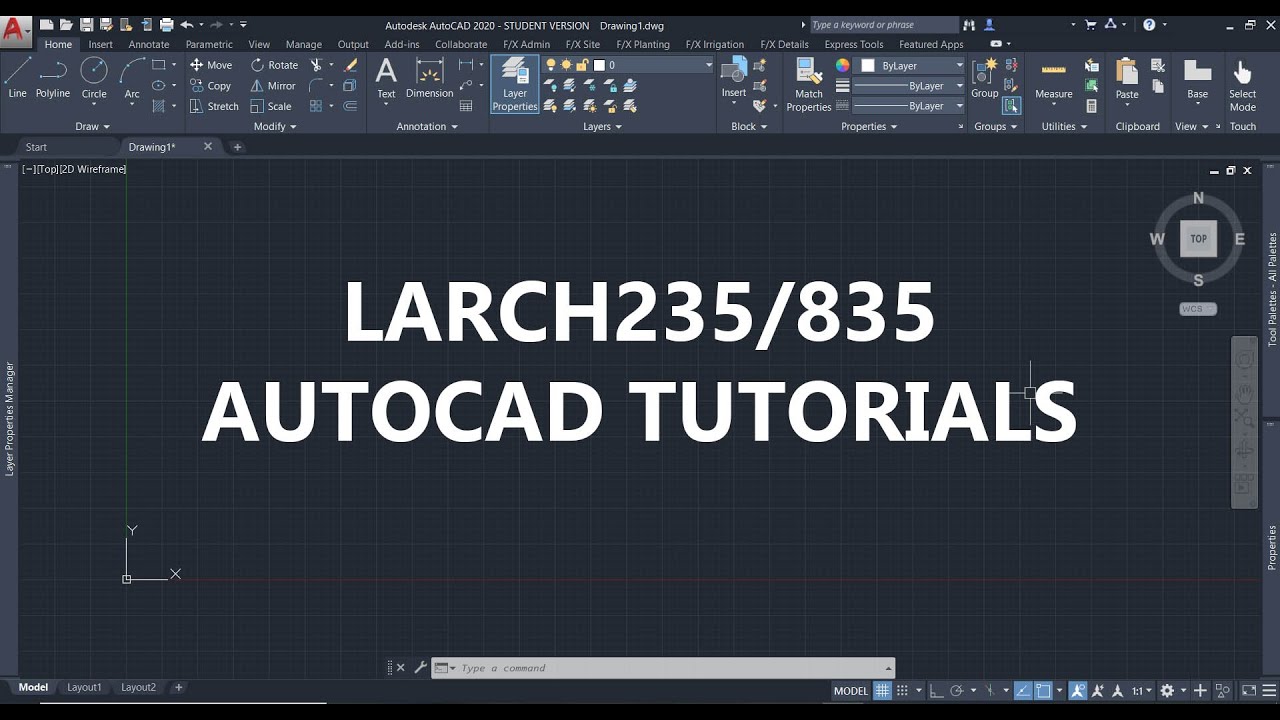 AutoCAD Tutorial #6 Ex 2 Start-Up - YouTube