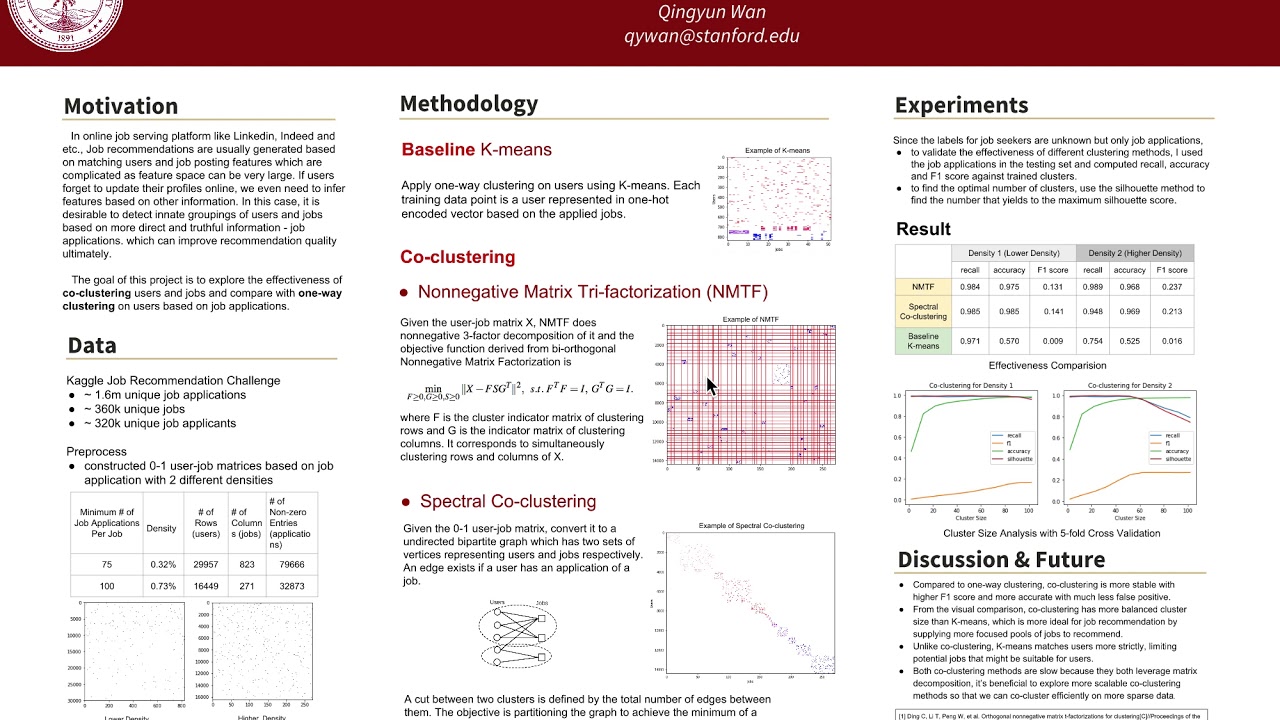CS229 - Final Project Poster Representation - YouTube