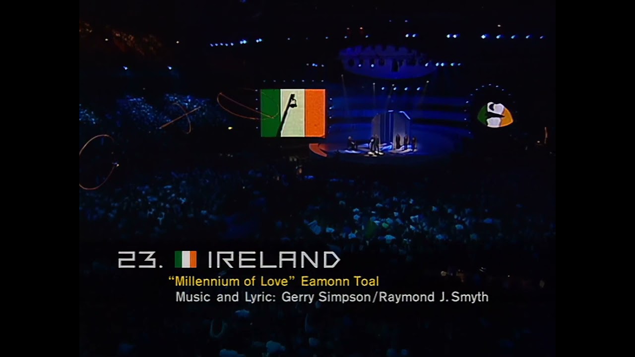 Eamonn Toal - Millennium of love (Eurovision Song Contest 2000, IRELAND ...