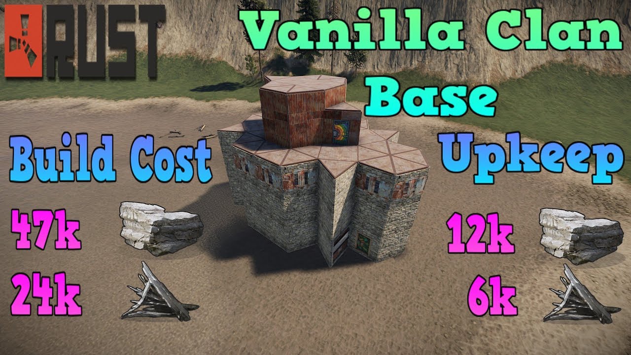 Rust 3.2 Vanilla Clan Base - YouTube