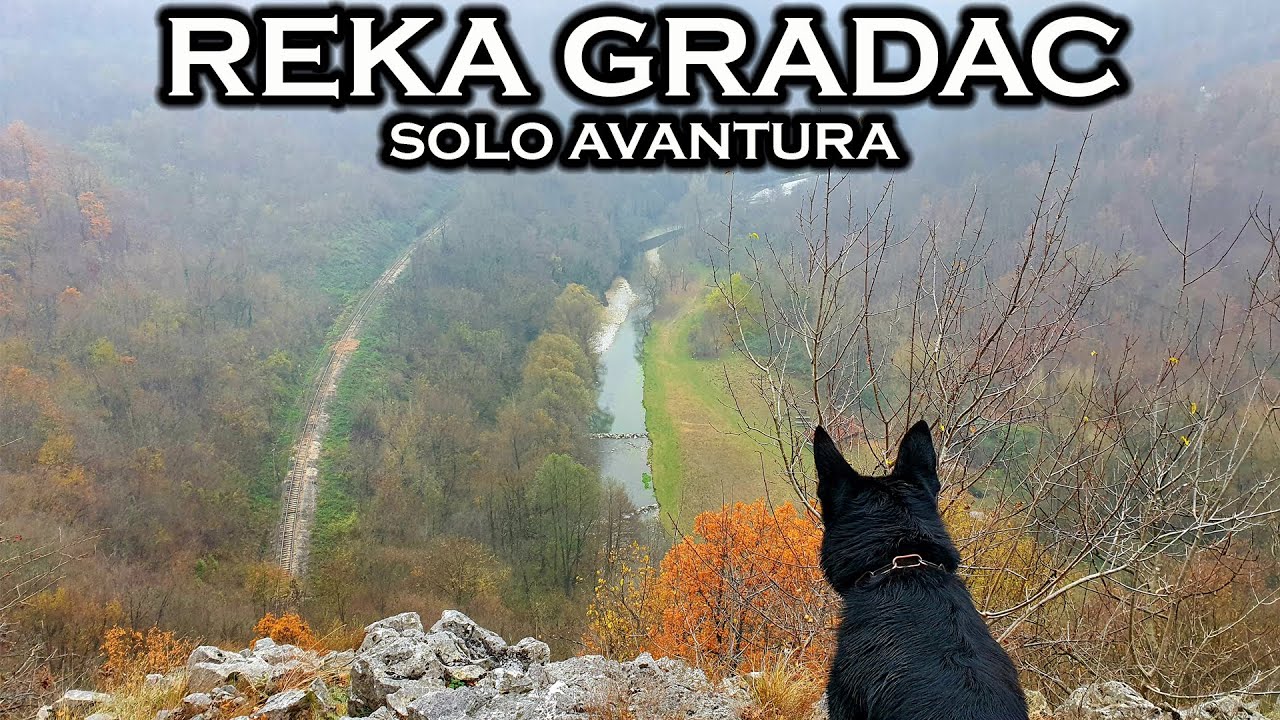 Prolazak kroz klisuru reke Gradac kod Valjeva - YouTube