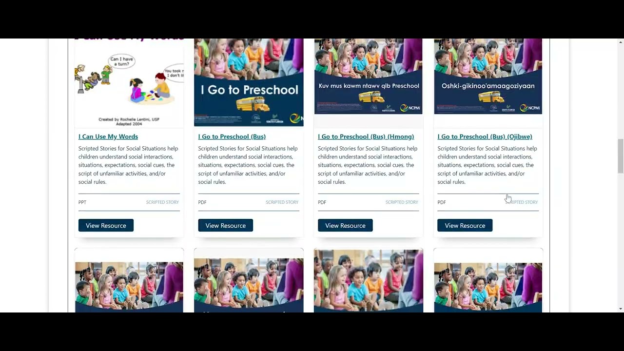 Finding resources on NCPMI - YouTube