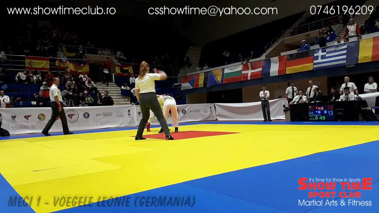 Campionatul European de Ju Jitsu 2017 - Stefania Popa - YouTube