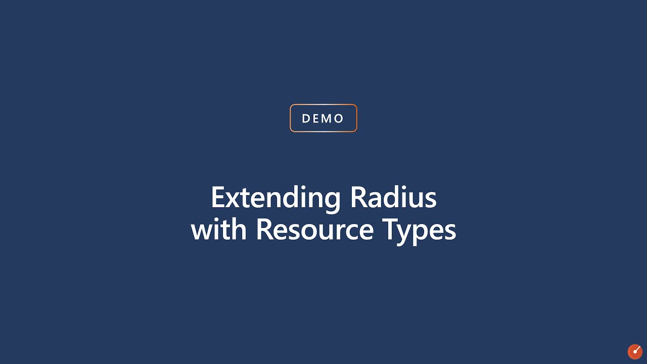 Radius Resource Types Demo - YouTube
