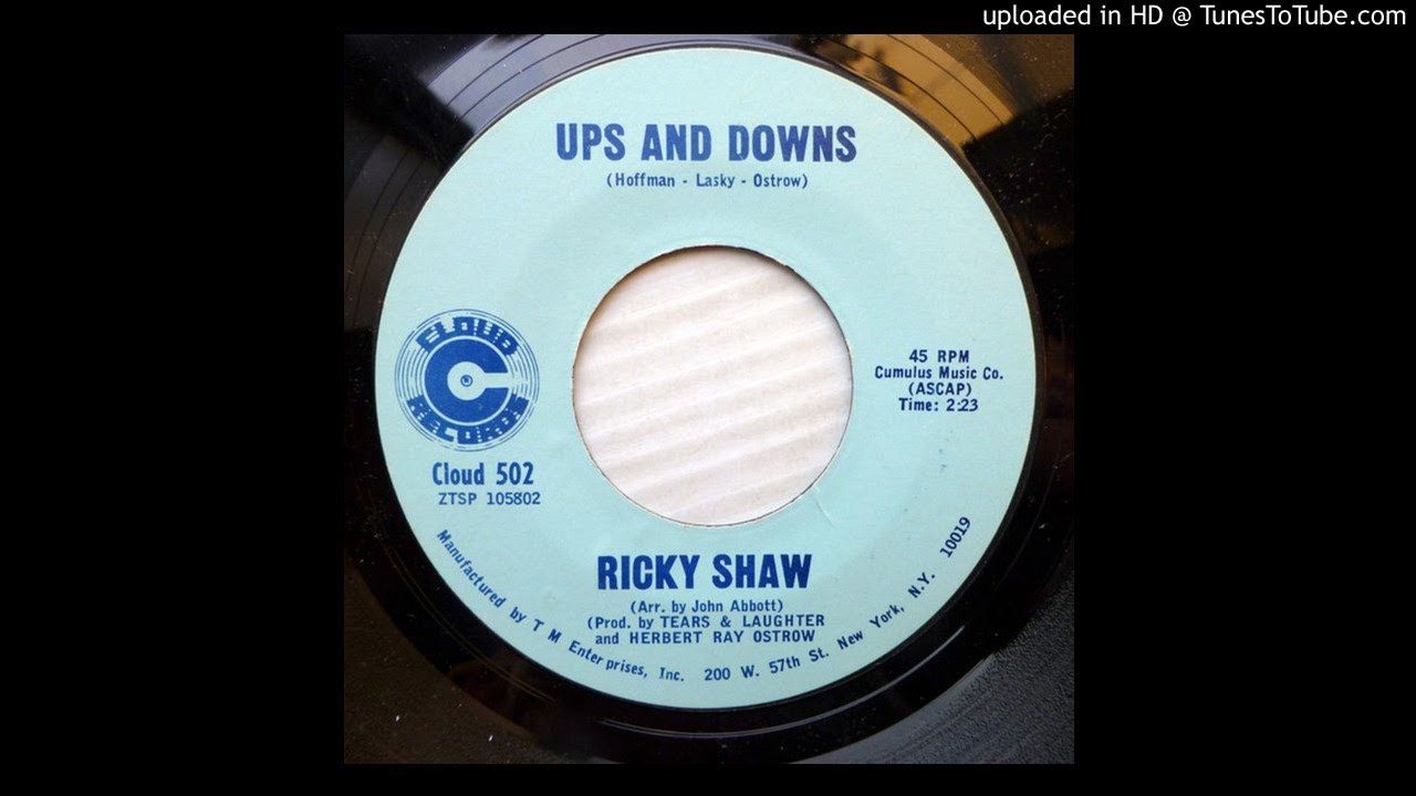 Ricky Shaw - Ups And Downs - Cloud Records 502 - YouTube