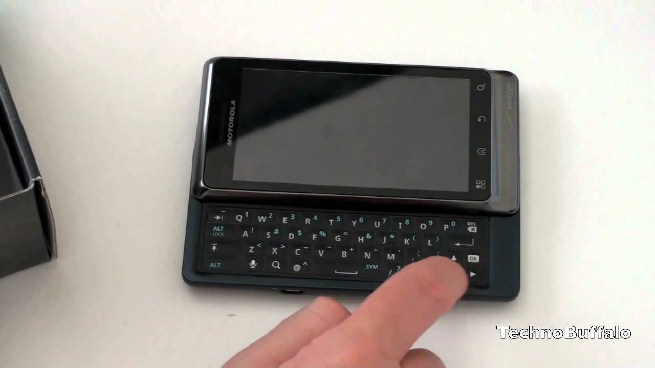 Motorola Droid 2 Unboxing - YouTube