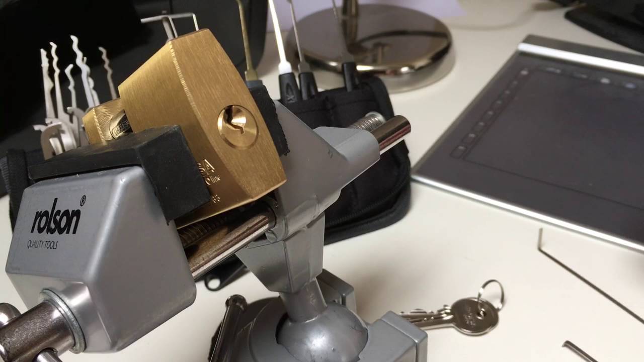 (060) Shutter Locks - CISA LOGO Line 610/63 picked - YouTube