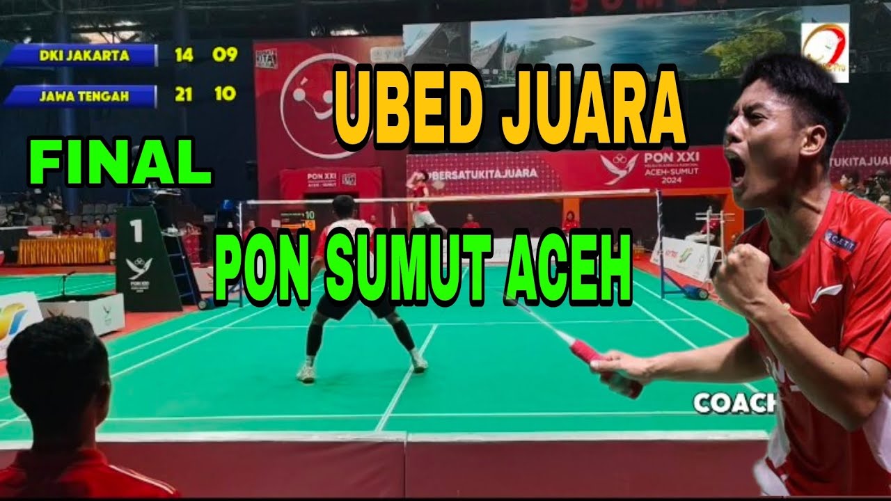 UBED JUARA PON SUMUT ACEH II JAWA TENGAH VS DKI JAKARTA II PON XXI SUMUT ACEH 2024 - YouTube