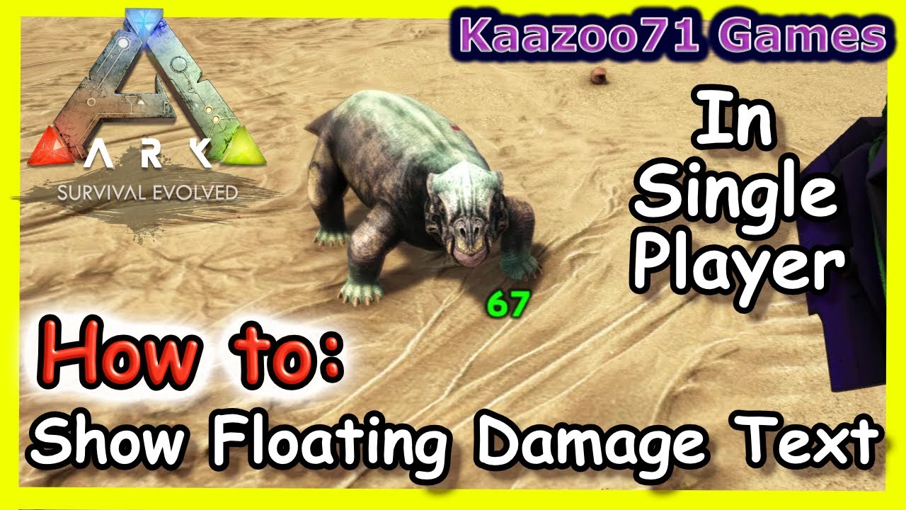 How to Show Hit Marks in Ark 💥 - YouTube