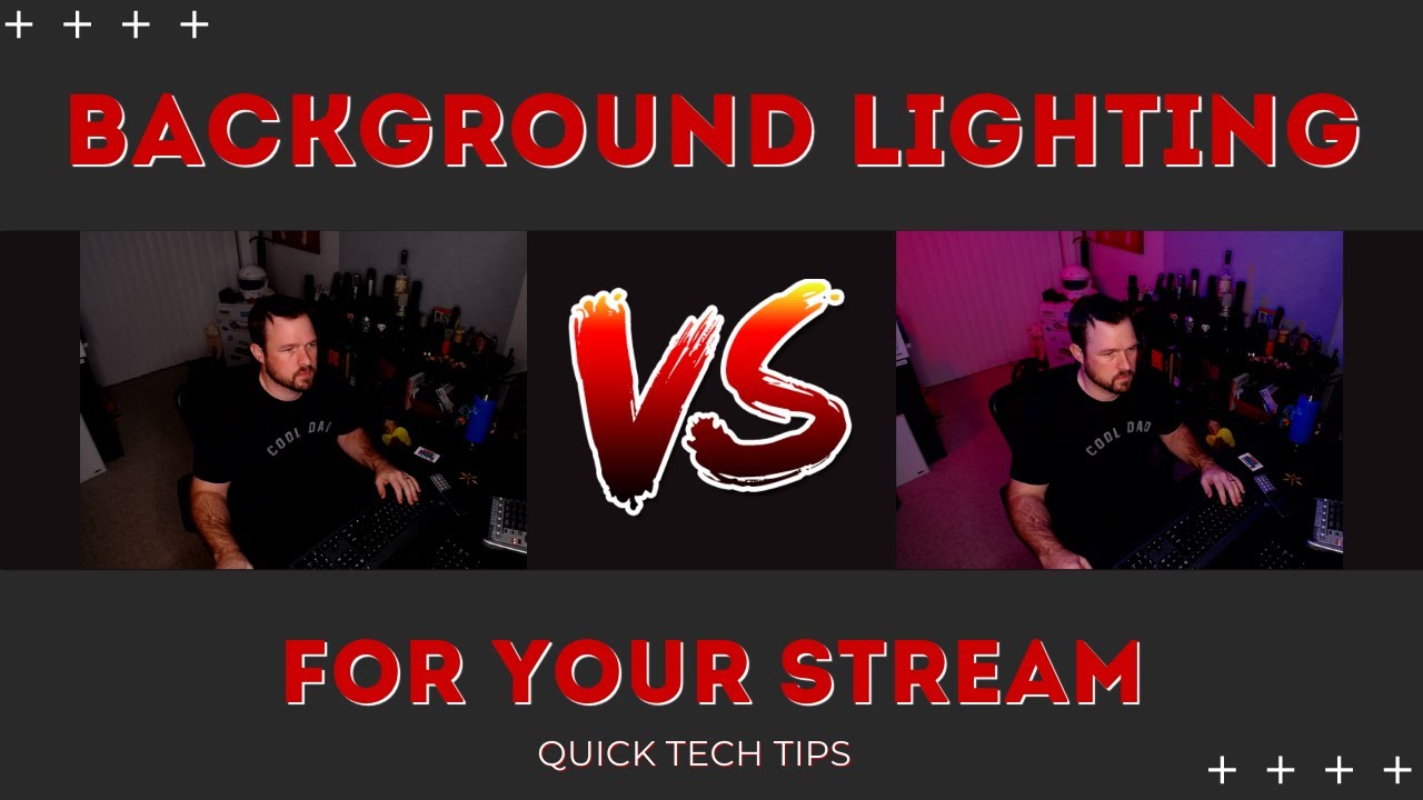 Streaming Tips: Background Lighting Upgrade - YouTube
