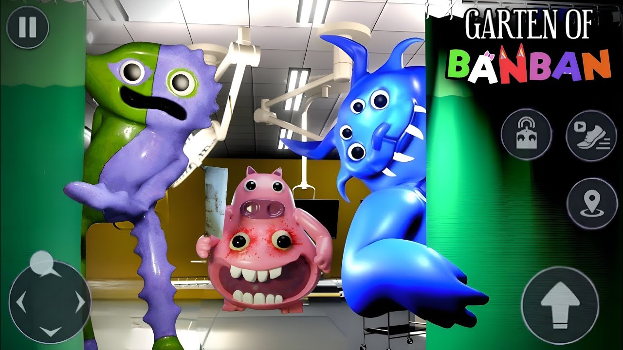 Garten Of Banban Green Monster All Boss Survival (Chapter 1, 2, 3) New ...