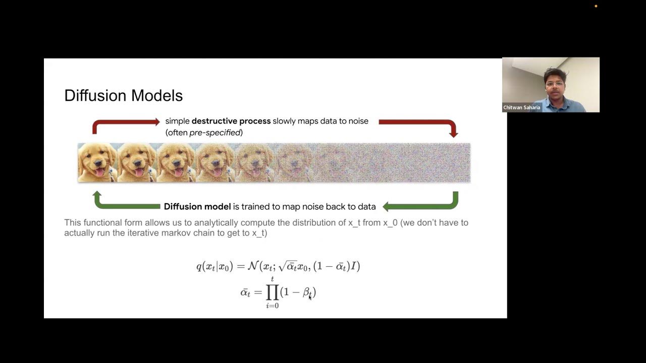 Machine Learning CS391L - Spring 2025 | Lecture 22 (Diffusion Models) by Chitwan Saharia - YouTube