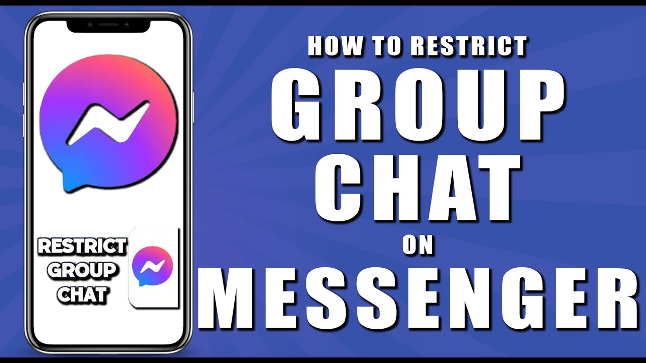 How to restrict group chat in messenger (2024) - YouTube