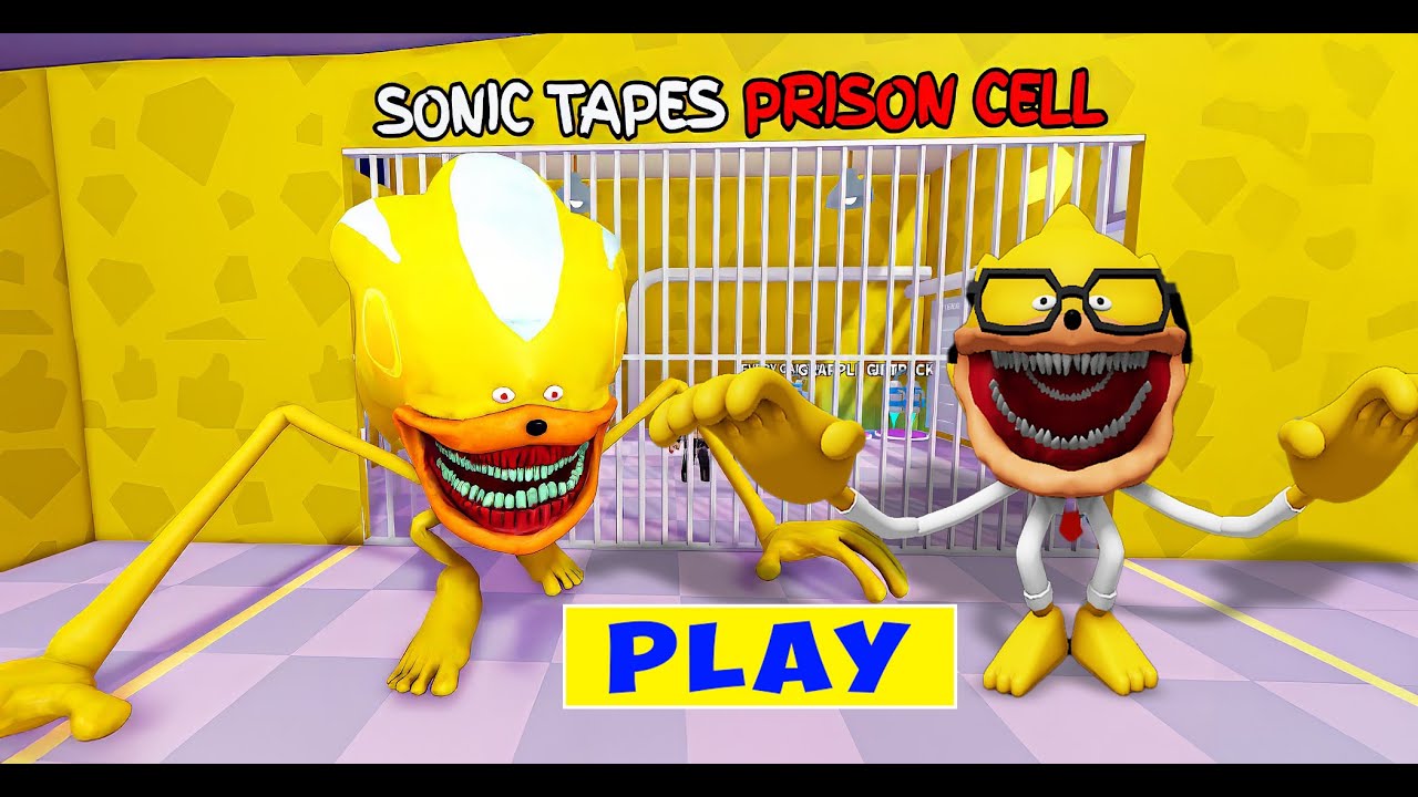 SUPER SONIC TAPES' PRISON RUN! (Obby) All Sonic Tapes Morphs Unlocked ...